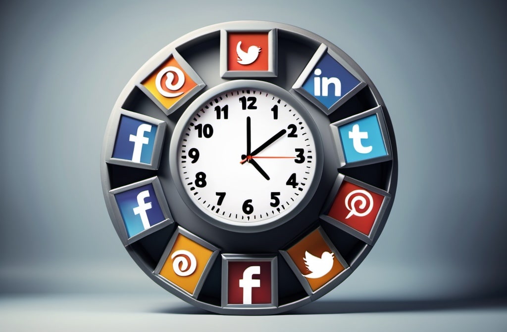 Limit Social Media Use Facebook Pinterest Linkedin Twiter
